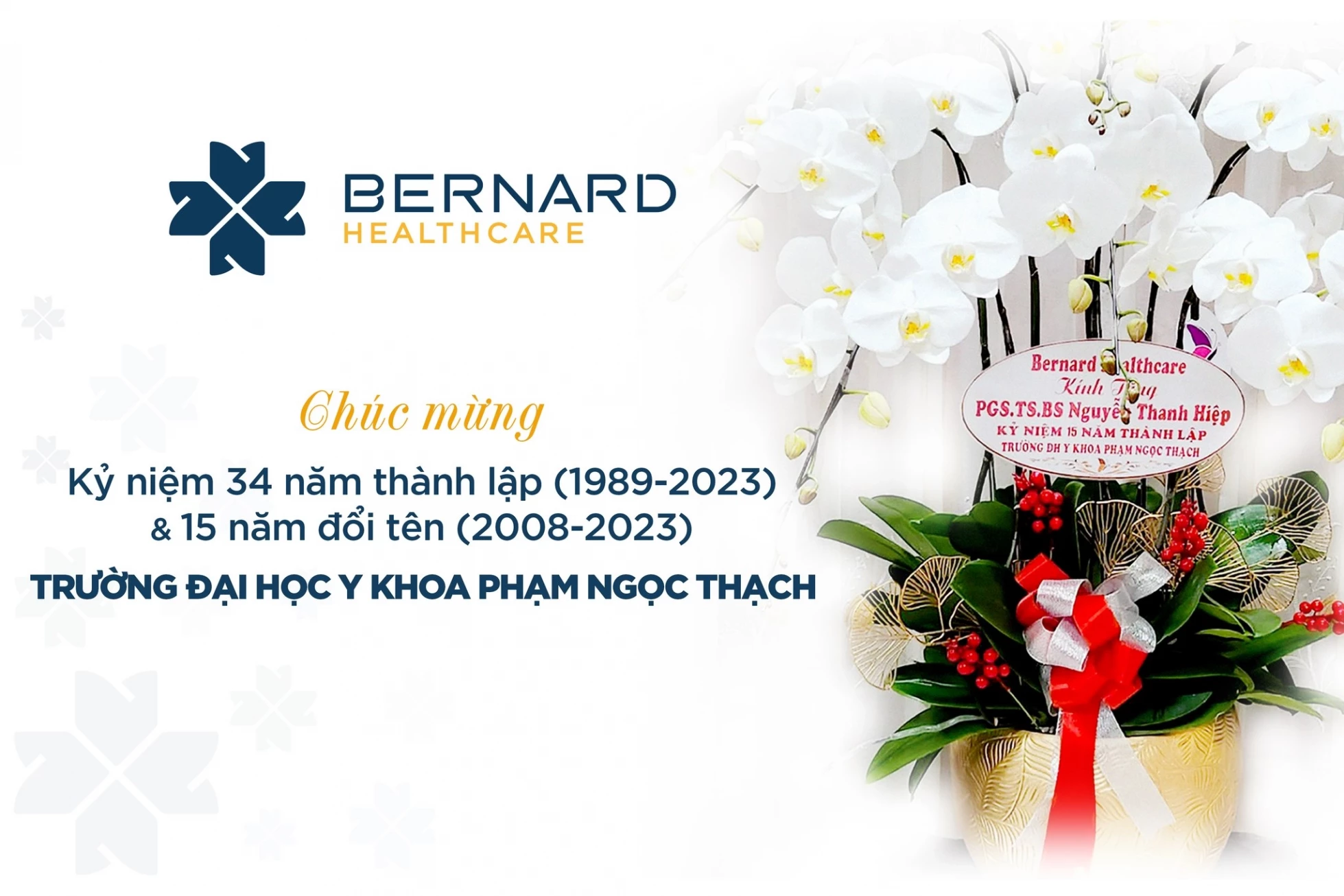 BERNARD HEALTHCARE CHÚC MỪNG KỶ NIỆM 34 NĂM THÀNH LẬP (1989-2023) & 15 ...