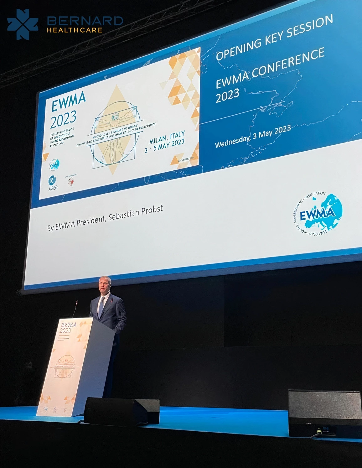 ĐẠI DIỆN BERNARD HEALTHCARE THAM DỰ HỘI NGHỊ VẾT THƯƠNG CHÂU ÂU (EWMA) 2023