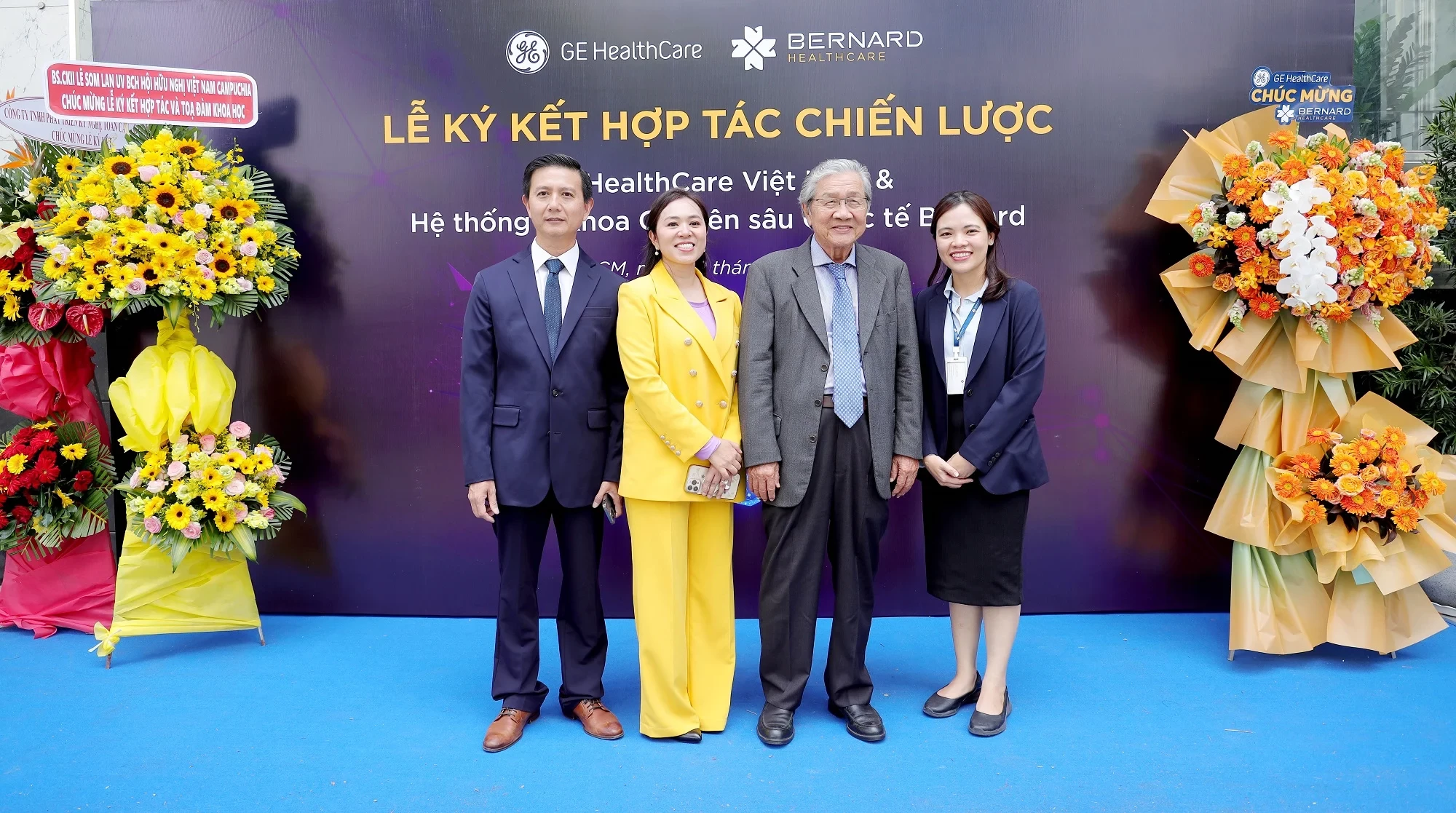 CHÚC MỪNG HỢP TÁC CHIẾN LƯỢC BERNARD HEALTHCARE X GE HEALTHCARE