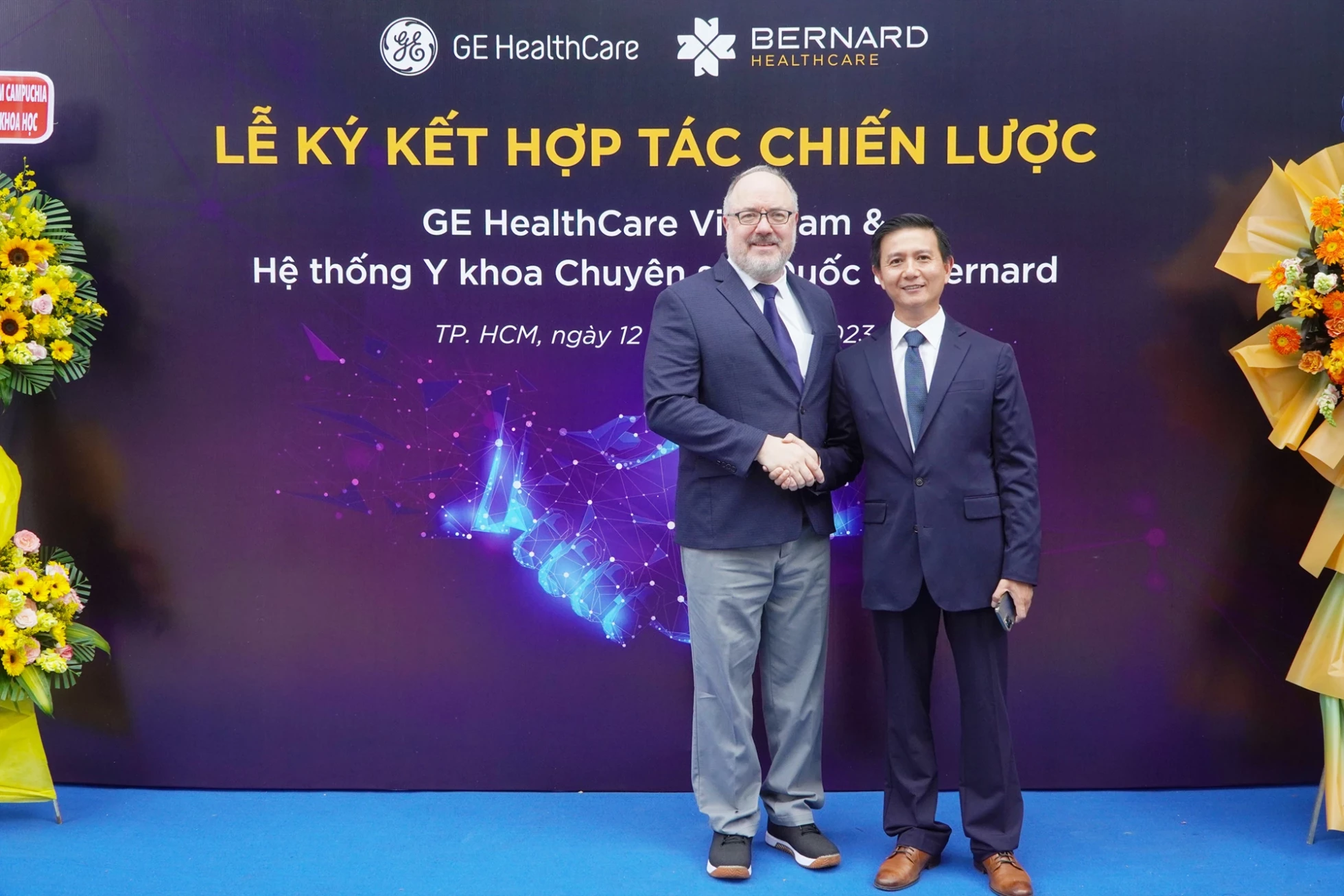 CHÚC MỪNG HỢP TÁC CHIẾN LƯỢC BERNARD HEALTHCARE X GE HEALTHCARE